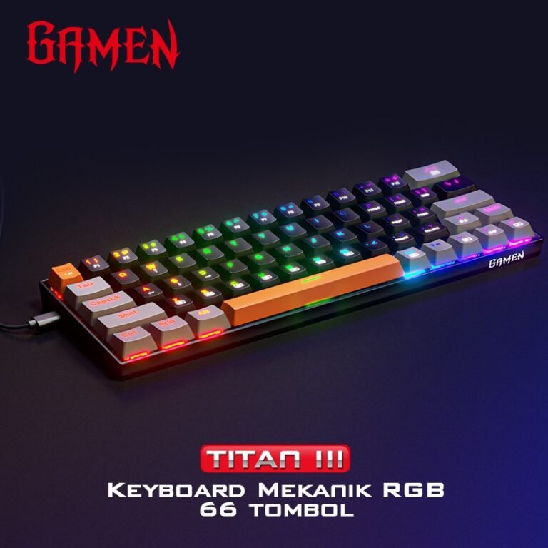 Game Titan III / 3 RGB Mechanical Gaming Keyboard Harga Murah