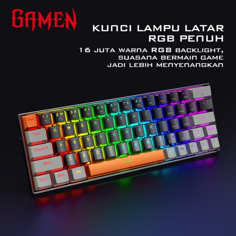 Game Titan III / 3 RGB Mechanical Gaming Keyboard Harga Murah