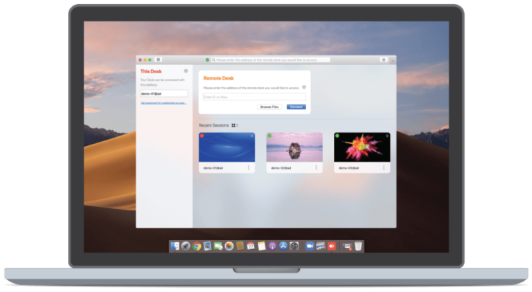 Koneksi Desktop Jarak Jauh di Komputer Mac Koneksi Desktop Jarak Jauh di Komputer Mac